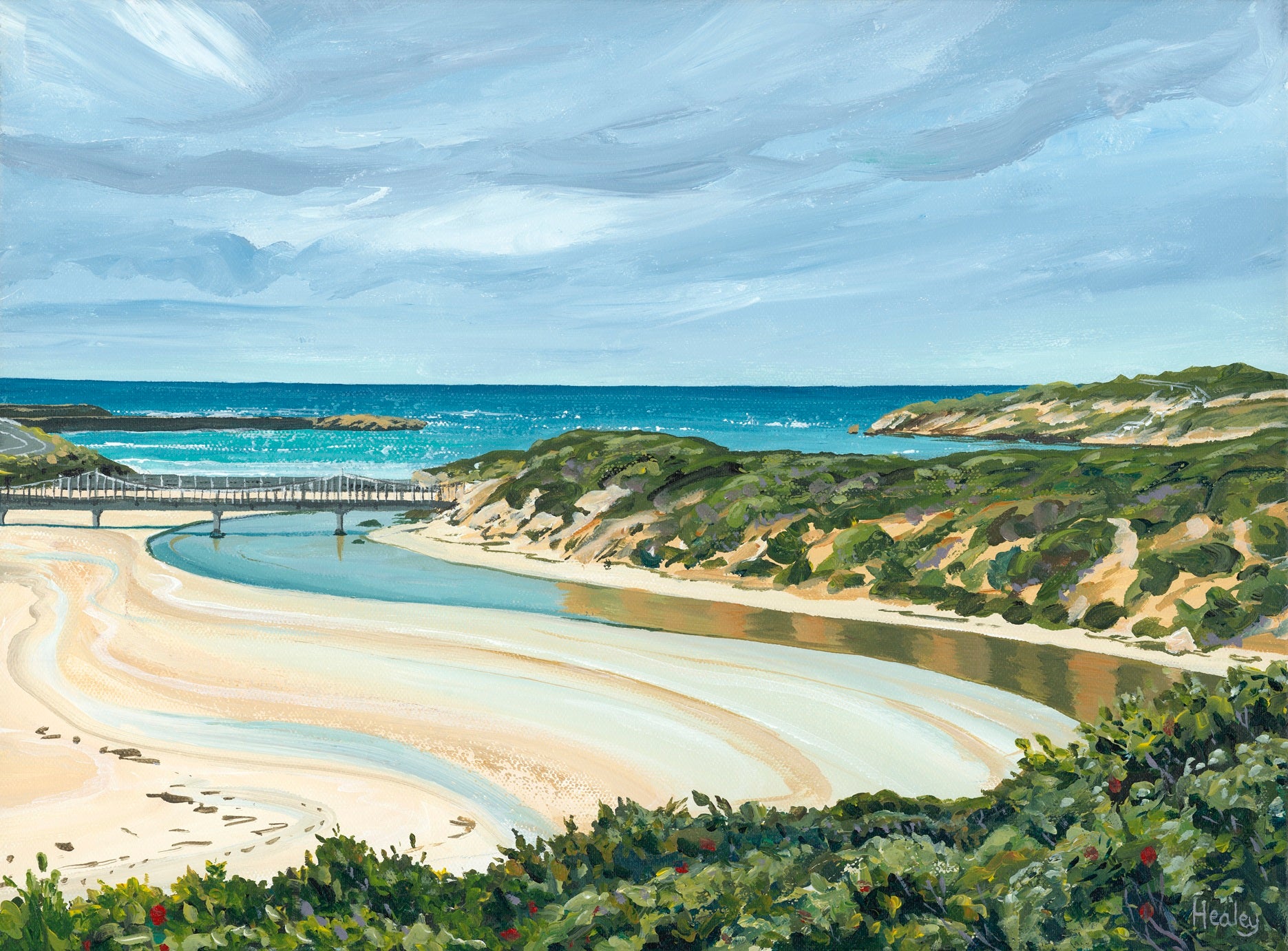 Pickering Point Warrnambool Fine Art Print – Caroline Healey Art