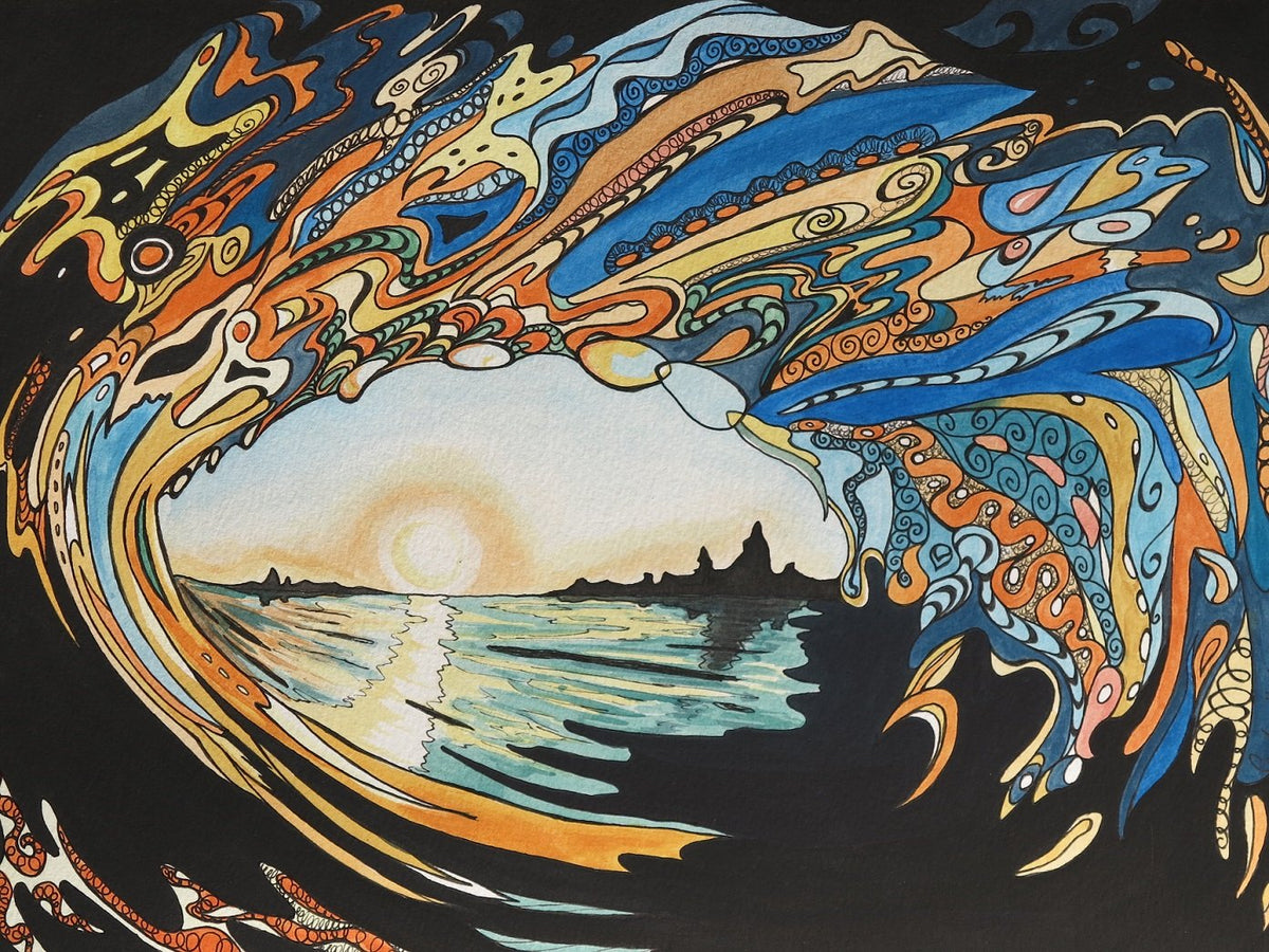 Tribal Wave – CarolineHealeyArt